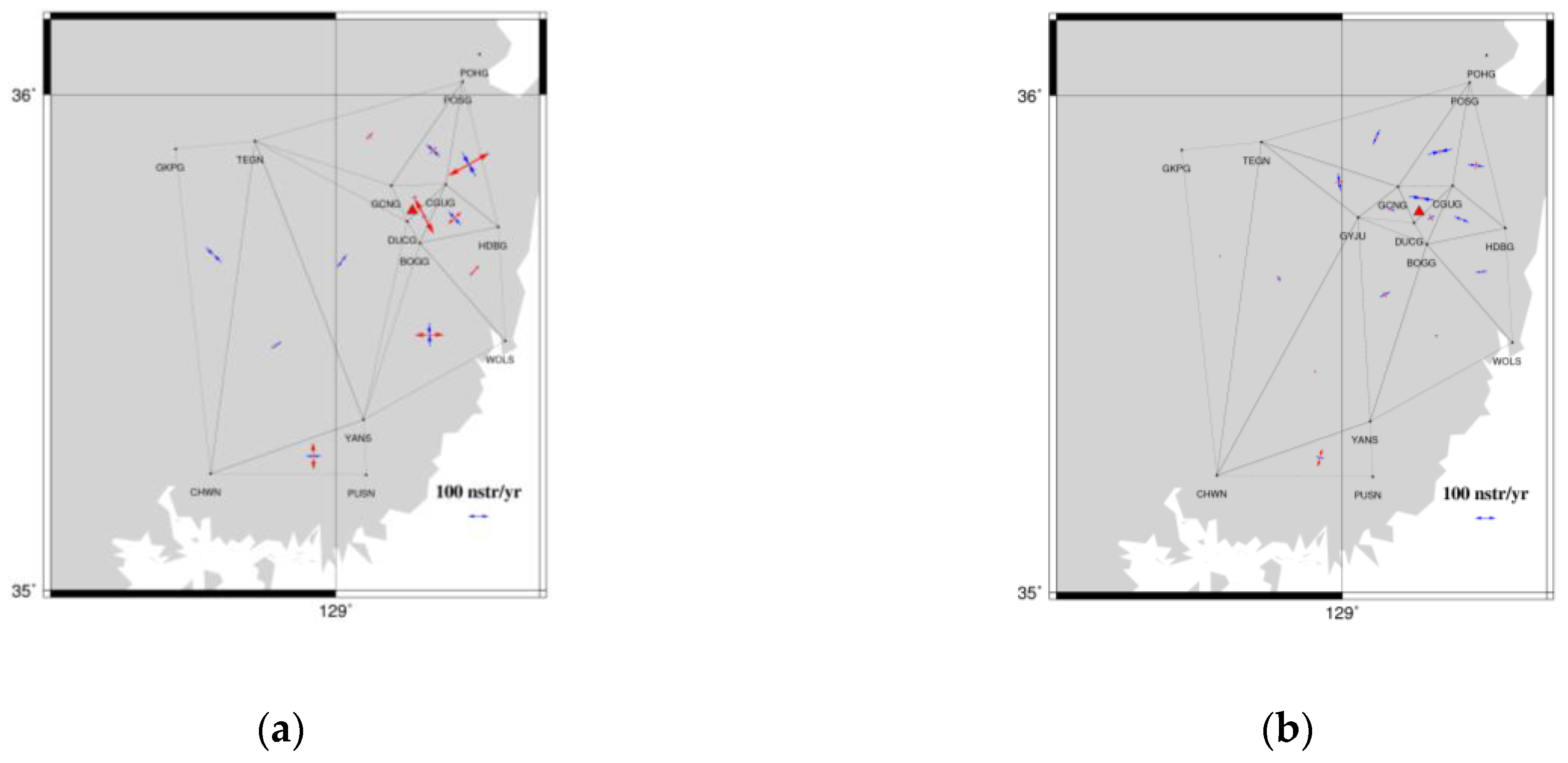 Monitoring of Possible Activities of Yangsan Fault Zone Using GNSS
