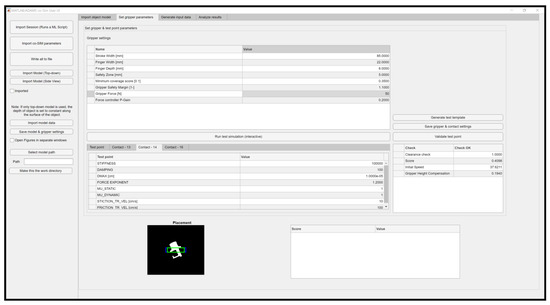 Simulation Model for Robotic Pick-Point Evaluation for 2-F Robotic Gripper