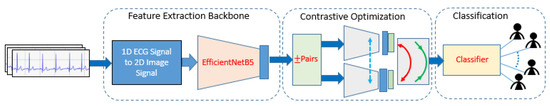 Deep Contrastive Learning-Based Model for ECG Biometrics