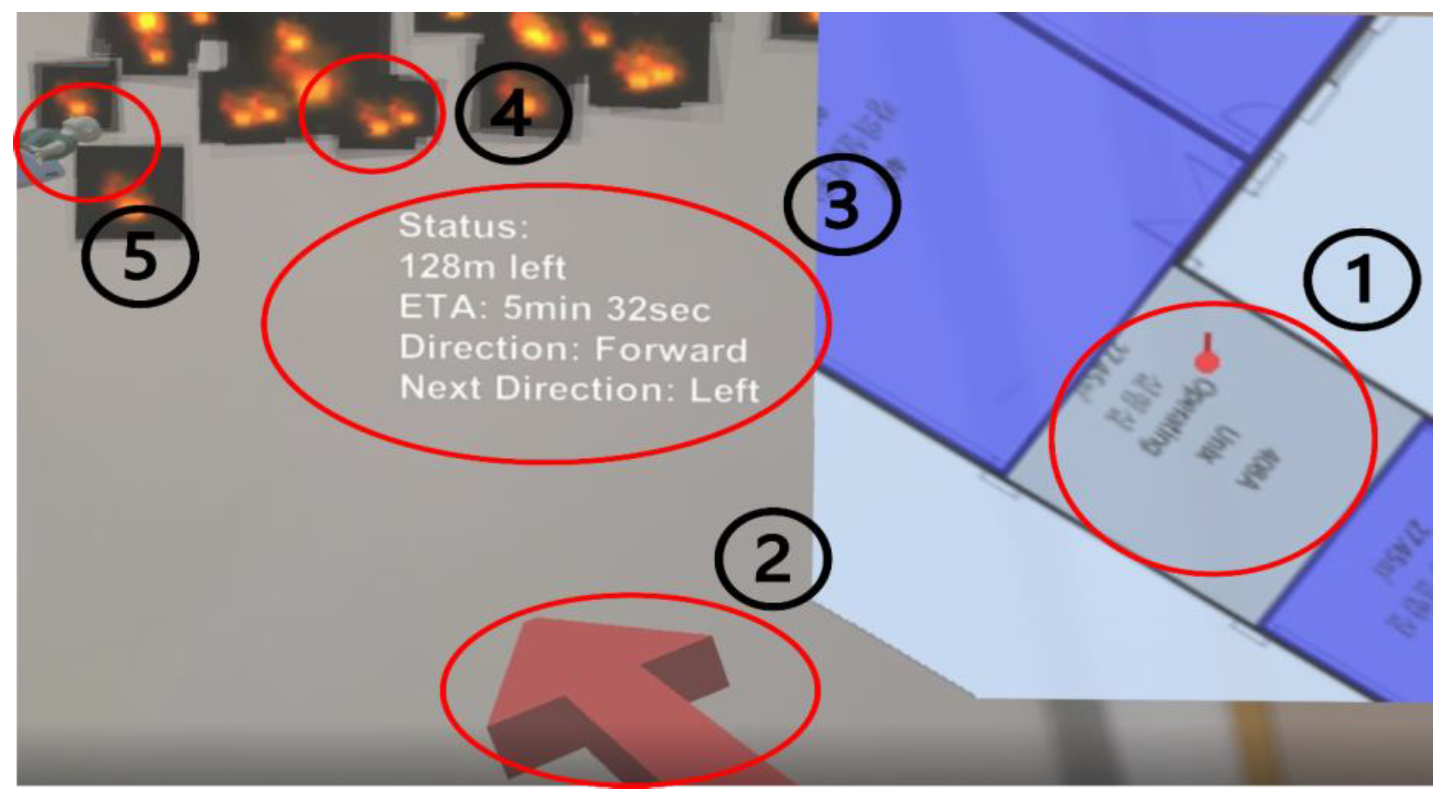 Design of a Mixed Reality System for Simulating Indoor Disaster Rescue