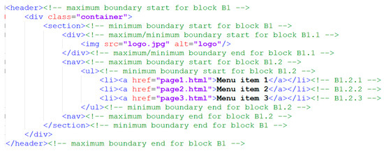 Applied Sciences | Free Full-Text | Web Page Content Block Identification with Extended Block ...