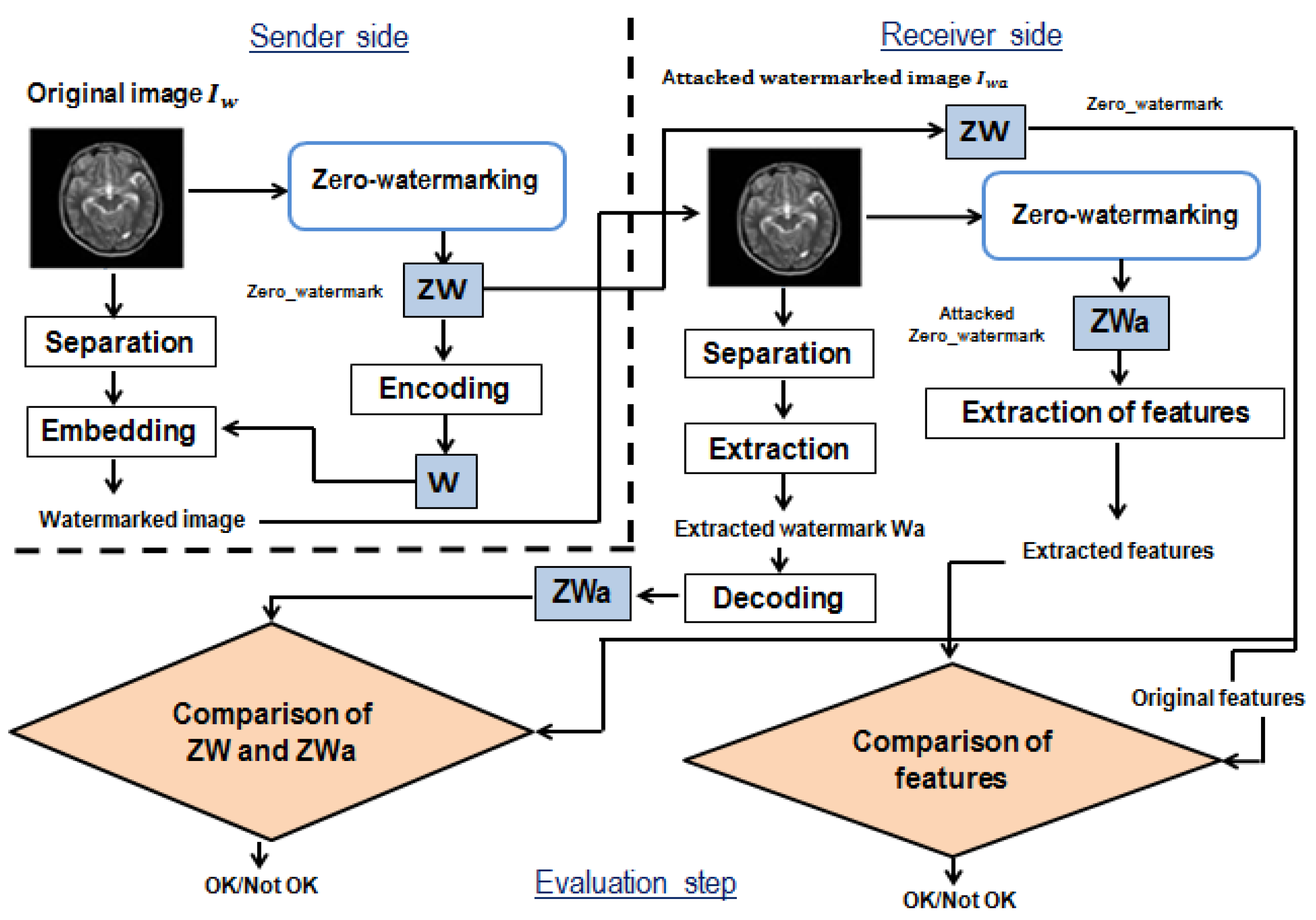 Applied Sciences Free Full Text A Hybrid Watermarking Approach For Dicom Images Security