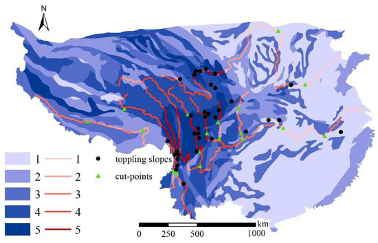 Development Pattern of Toppling Deformation Slopes in Western China