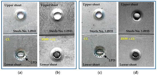 Clinching of High-Strength Steel Sheets with Local Preheating