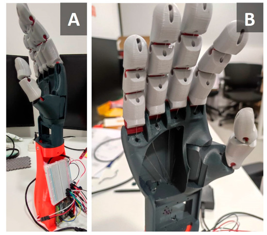 3D Printed Robotic Hand with Piezoresistive Touch Capability