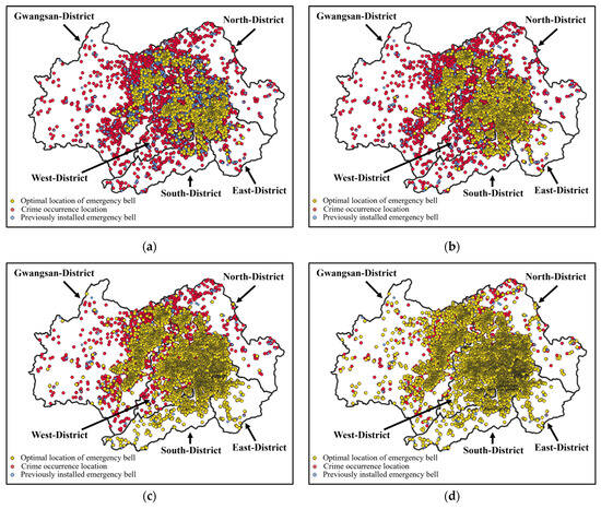 Location Optimization of Emergency Bell Based on Coverage Analysis for Crime Prevention