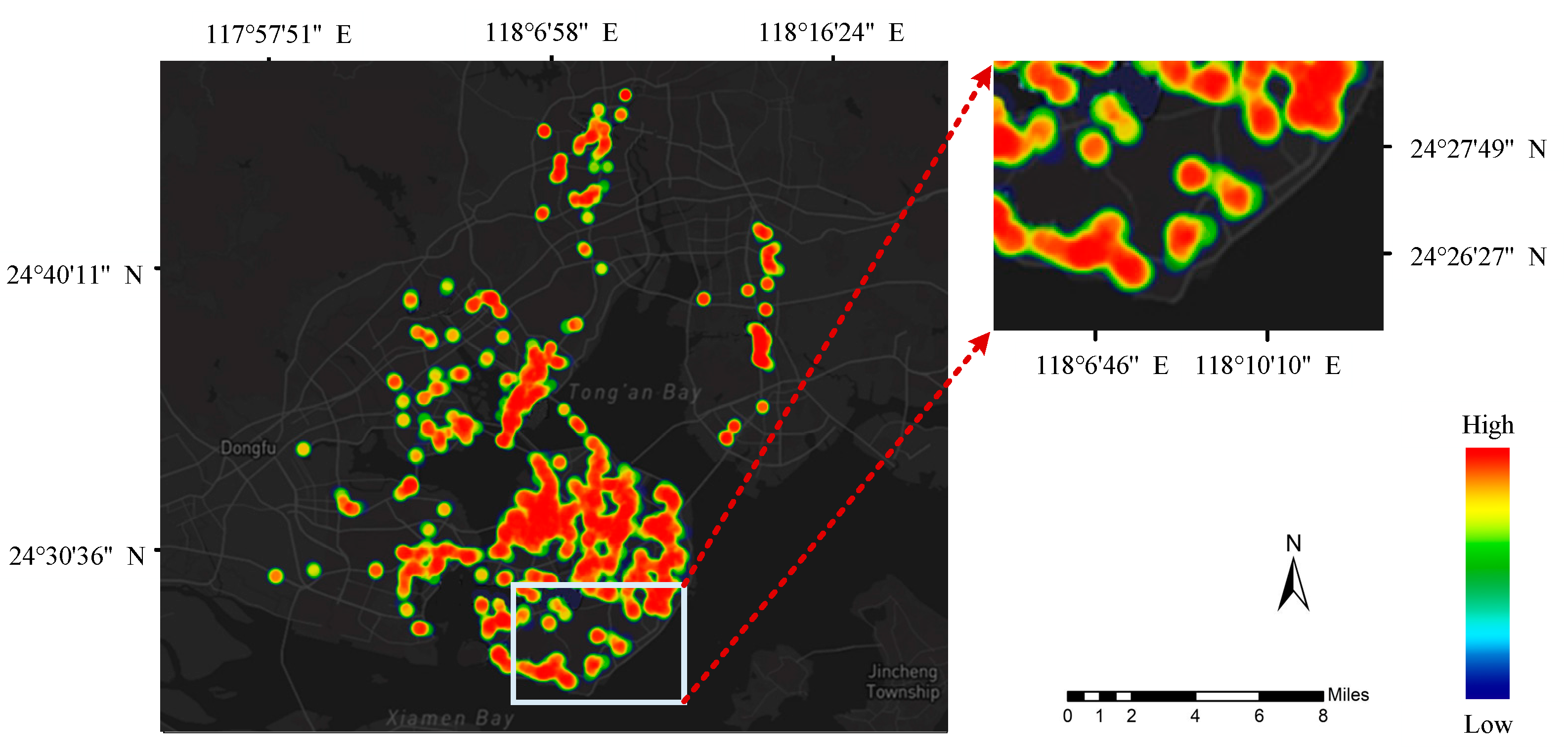 A Clustering Visualization Method For Density Partitioning Of Trajectory Big Data Based On Multi