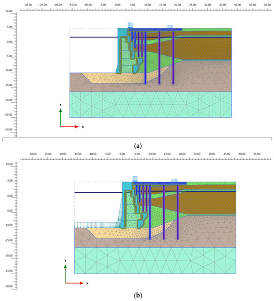 Numerical Modeling of the Geotechnical and Structural Strengthening of Quay Structures with a ...