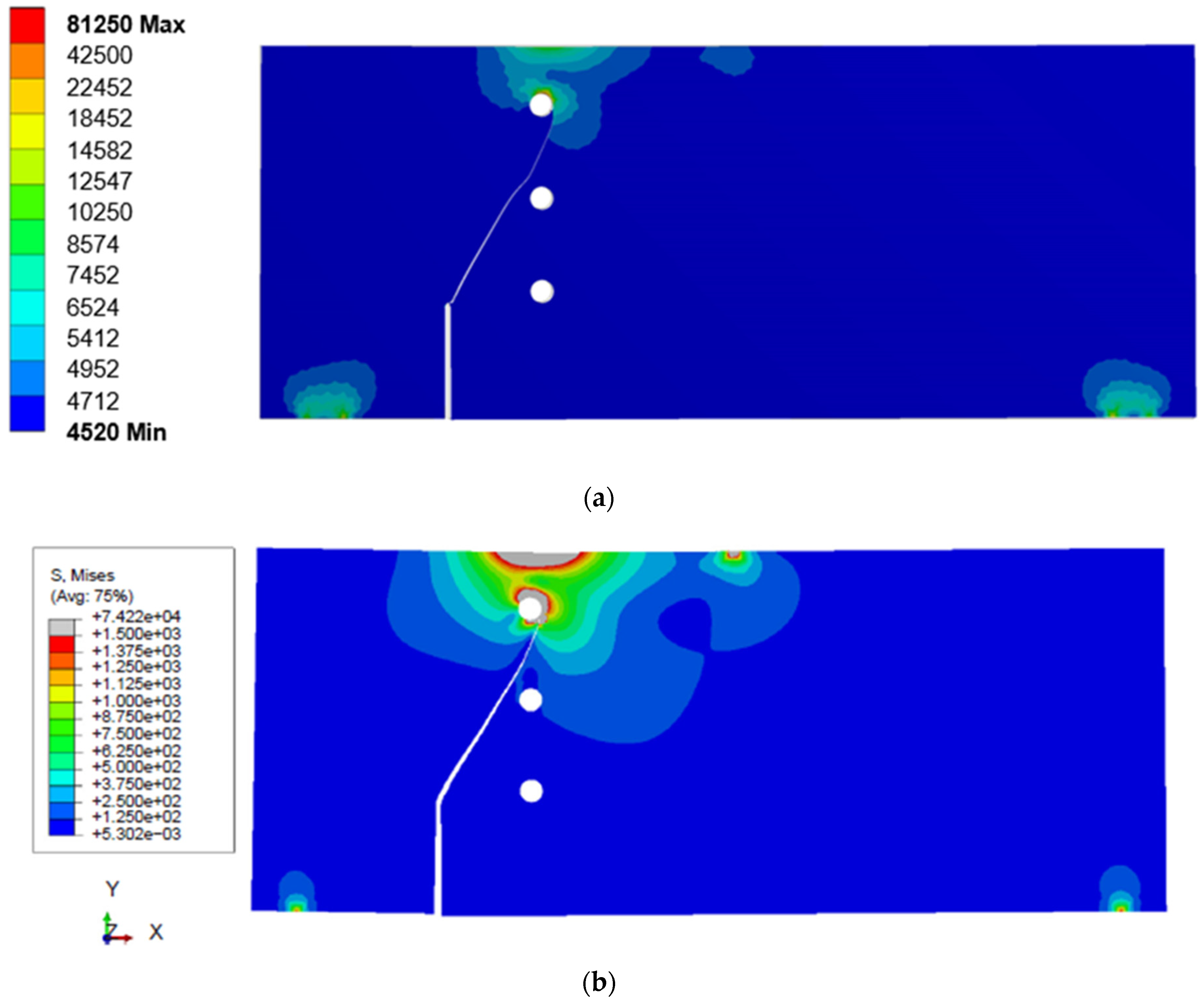 Investigating the Influence of Holes as Crack Arrestors in Simulating ...