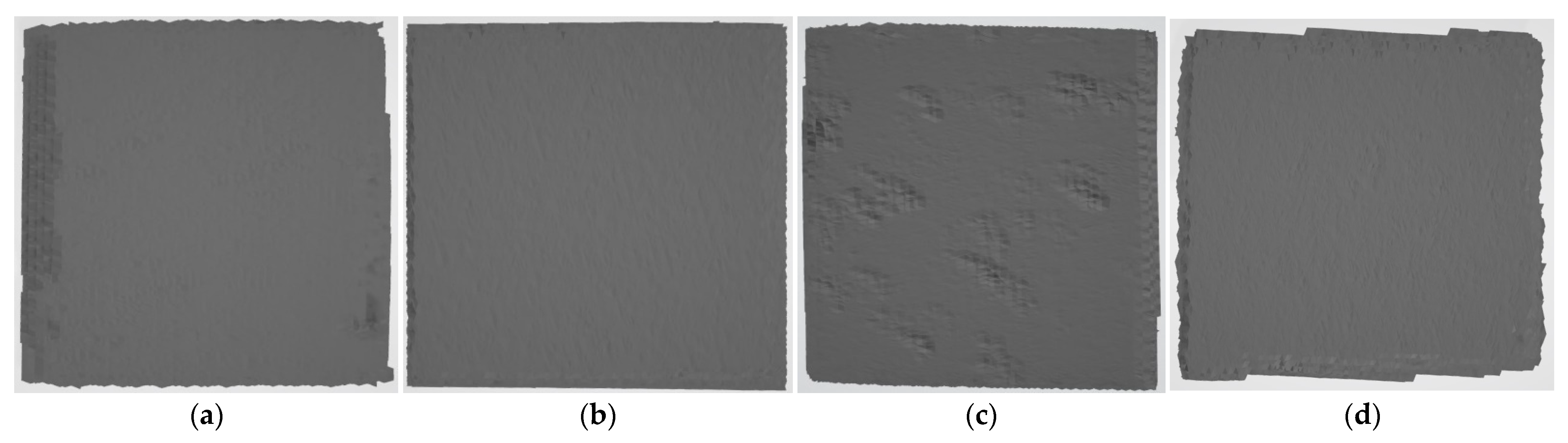 Influence of Material on the Density of a Point Cloud Created Using a ...