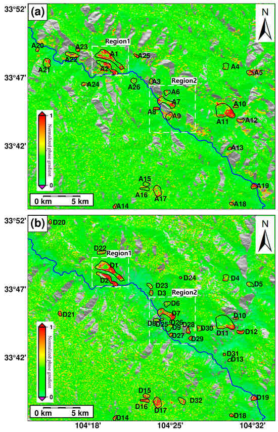 Landslide Detection Based on Multi-Direction Phase Gradient Stacking, with Application to Zhouqu ...