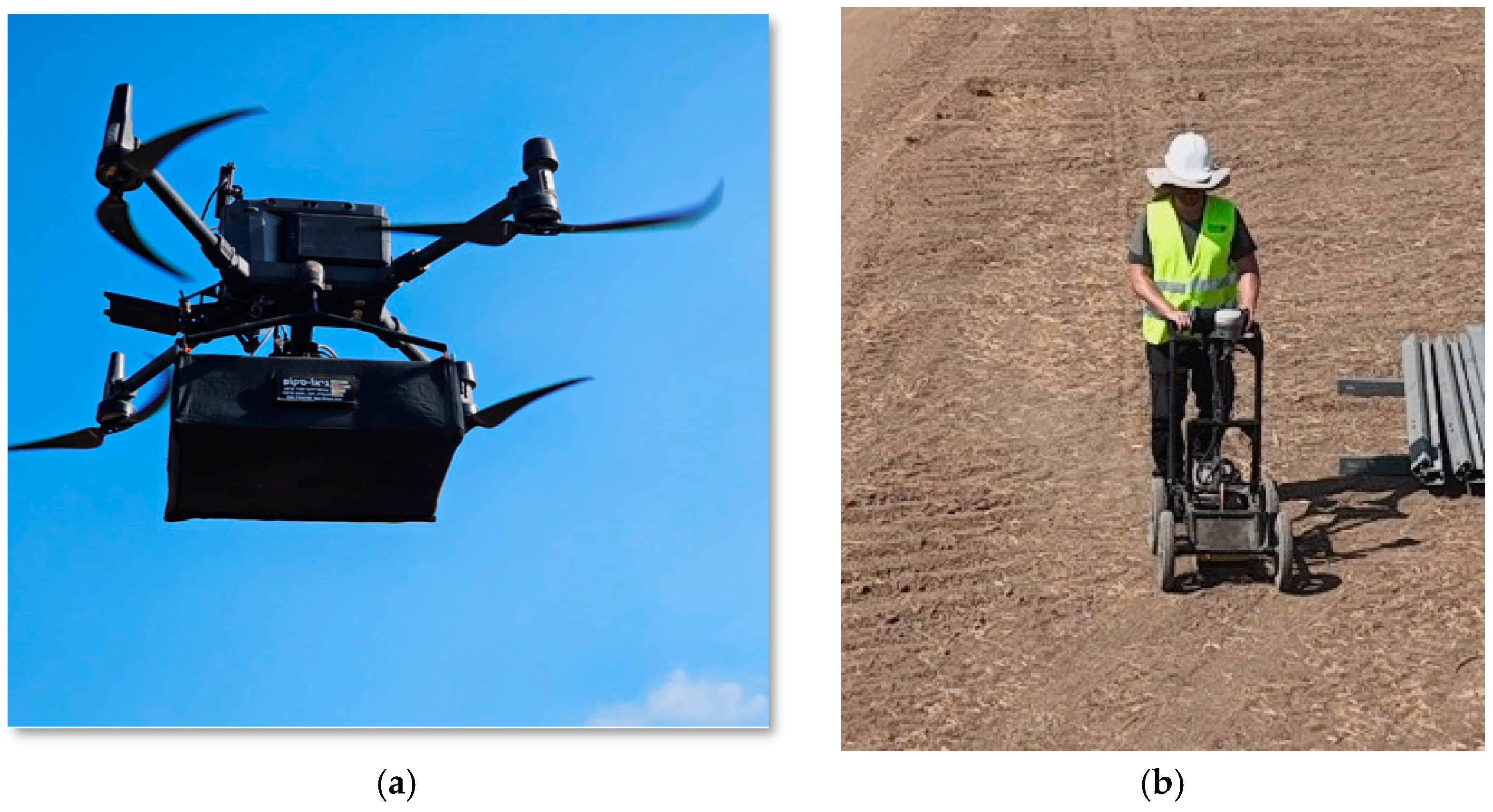 A Case Study of the Integration of Ground-Based and Drone-Based Ground-Penetrating Radar (GPR ...