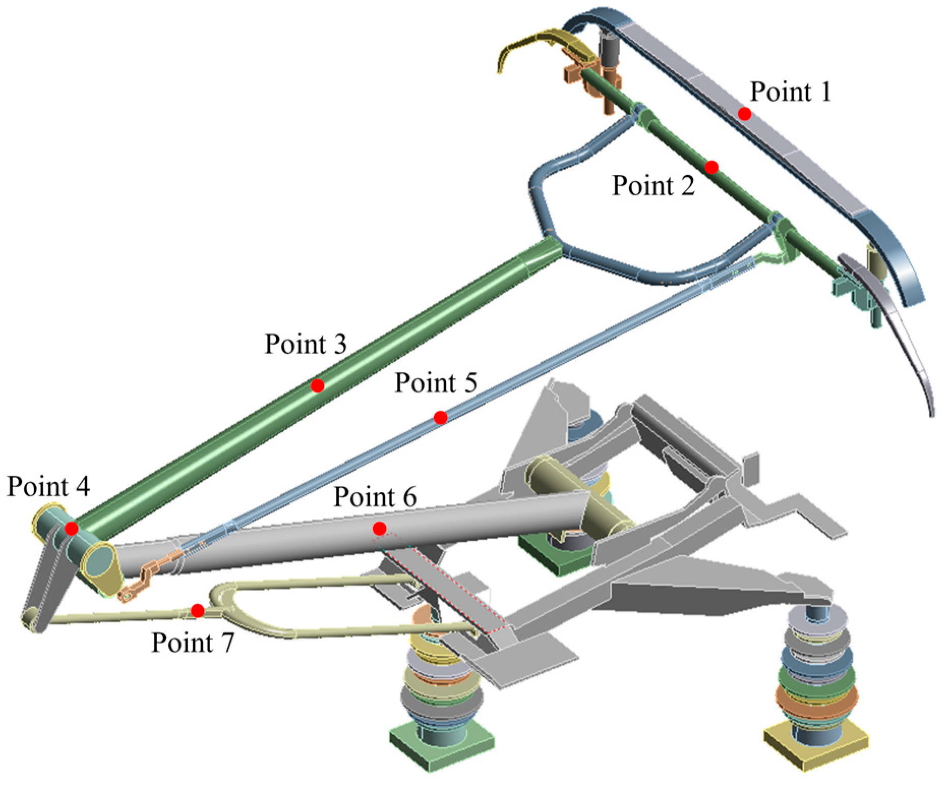 Flow-Induced Vibration Analysis by Simulating a High-Speed Train Pantograph