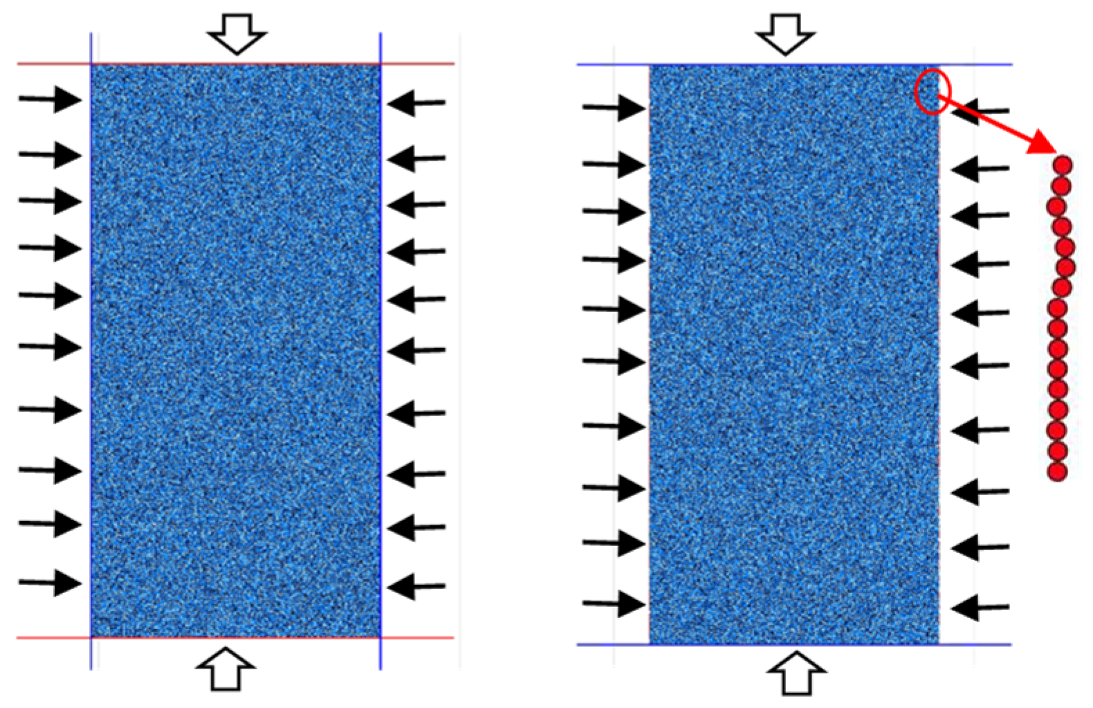 The Size Effect of Shear Bands in Dense Sands—A Discrete Element Analysis
