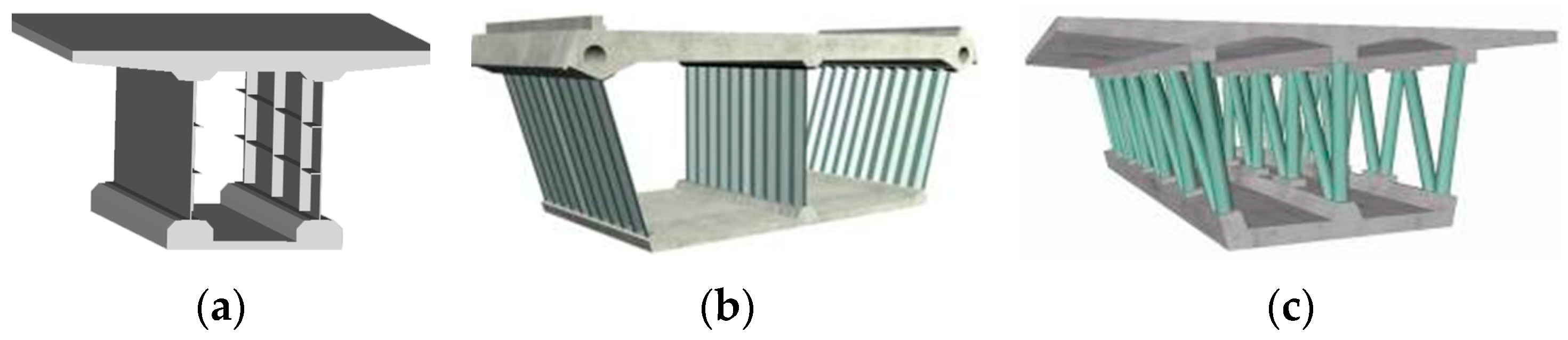 Bending Performance of a Prestressed Concrete Composite Girder Bridge with Steel Truss Webs