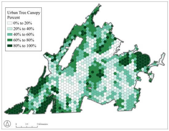 A Spatial Analysis of Urban Tree Canopy Using High-Resolution Land ...