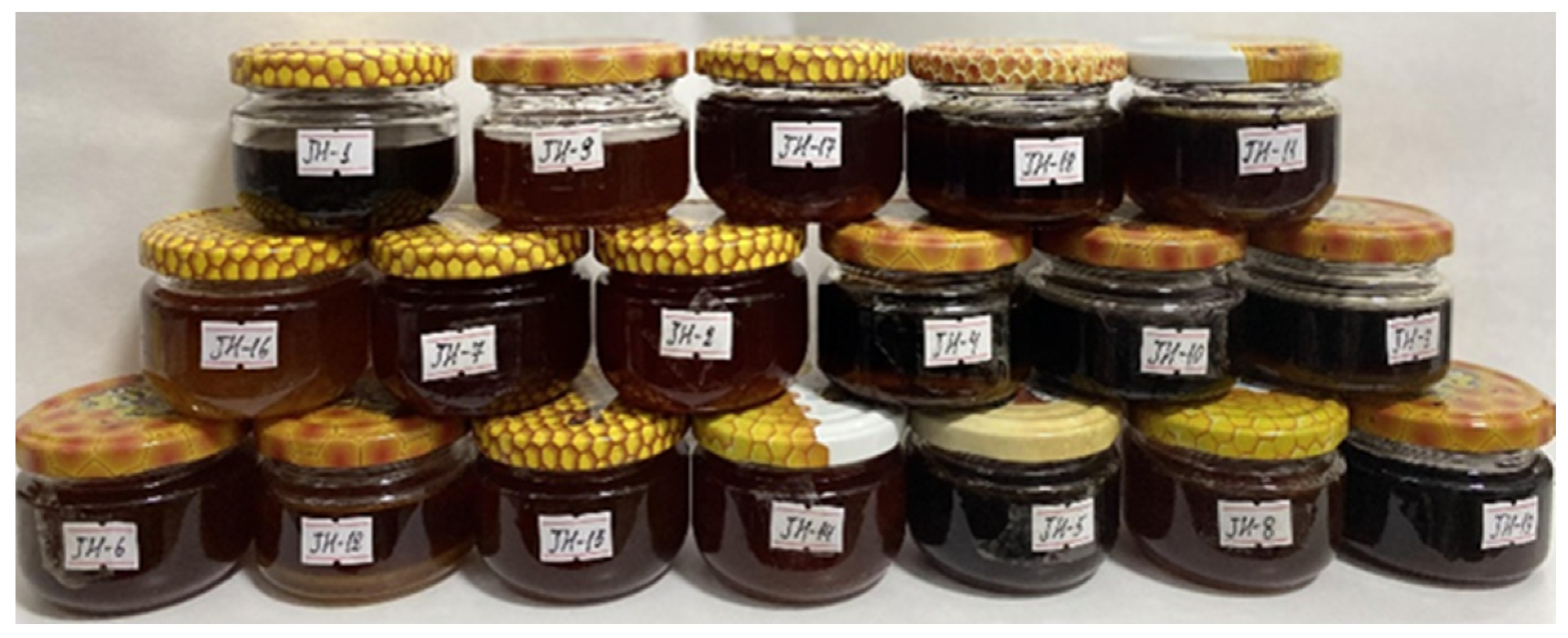 Physicochemical Characterization and Antioxidant Activity of Jara Honey Produced in Western Georgia
