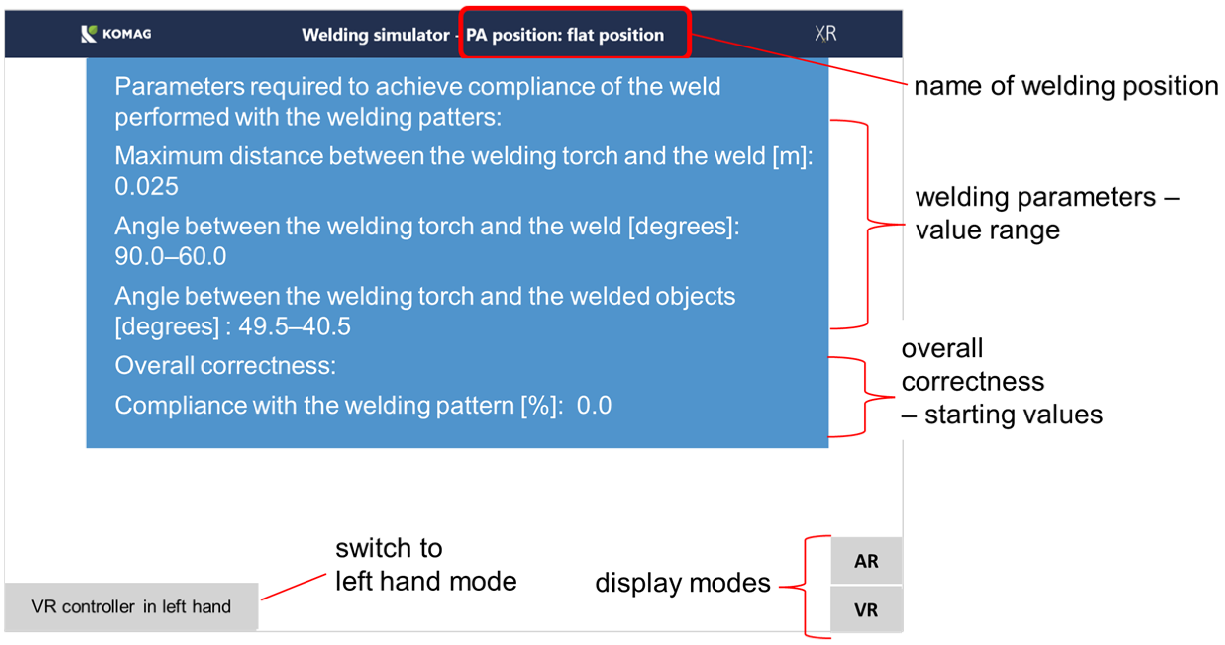 Portable VR Welding Simulator