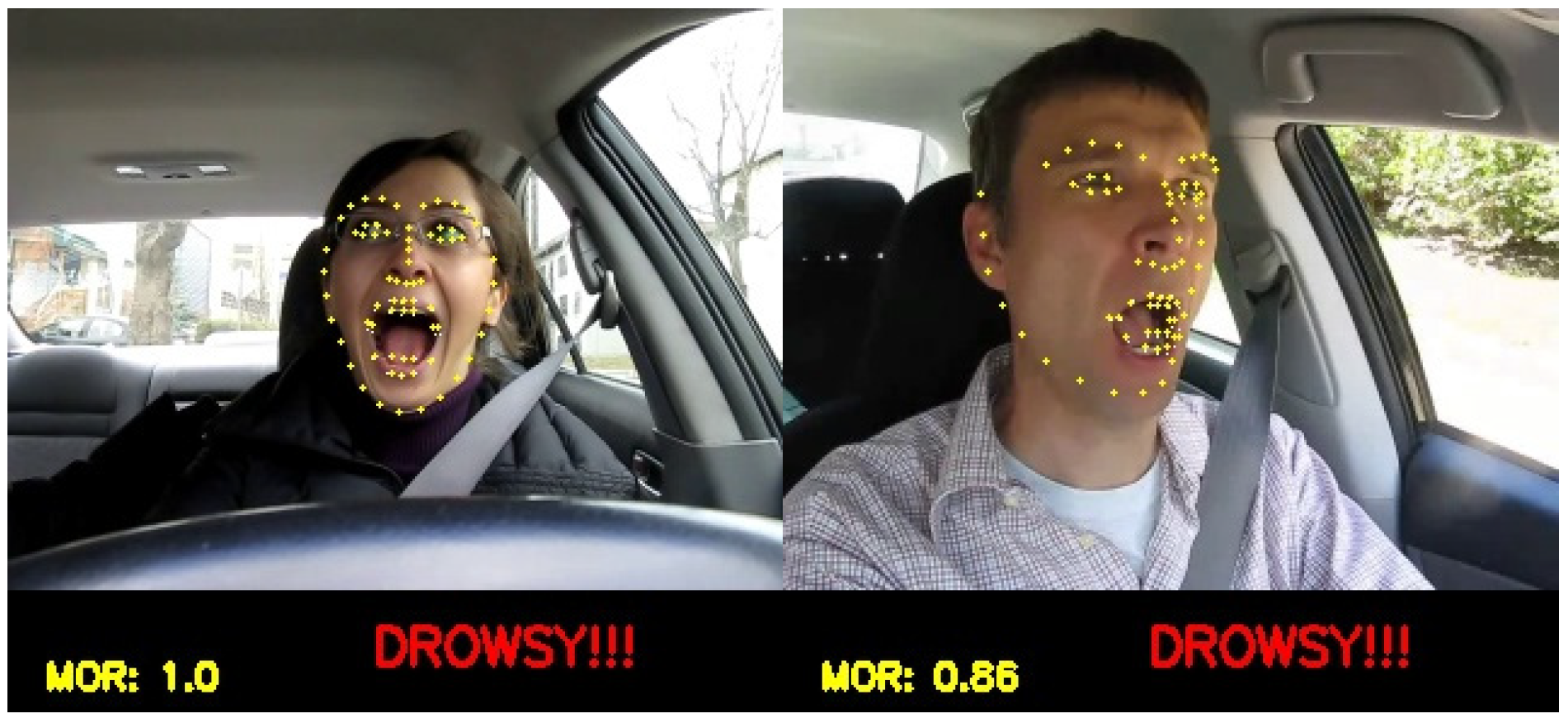 Drowsiness Detection in Drivers Using Facial Feature Analysis