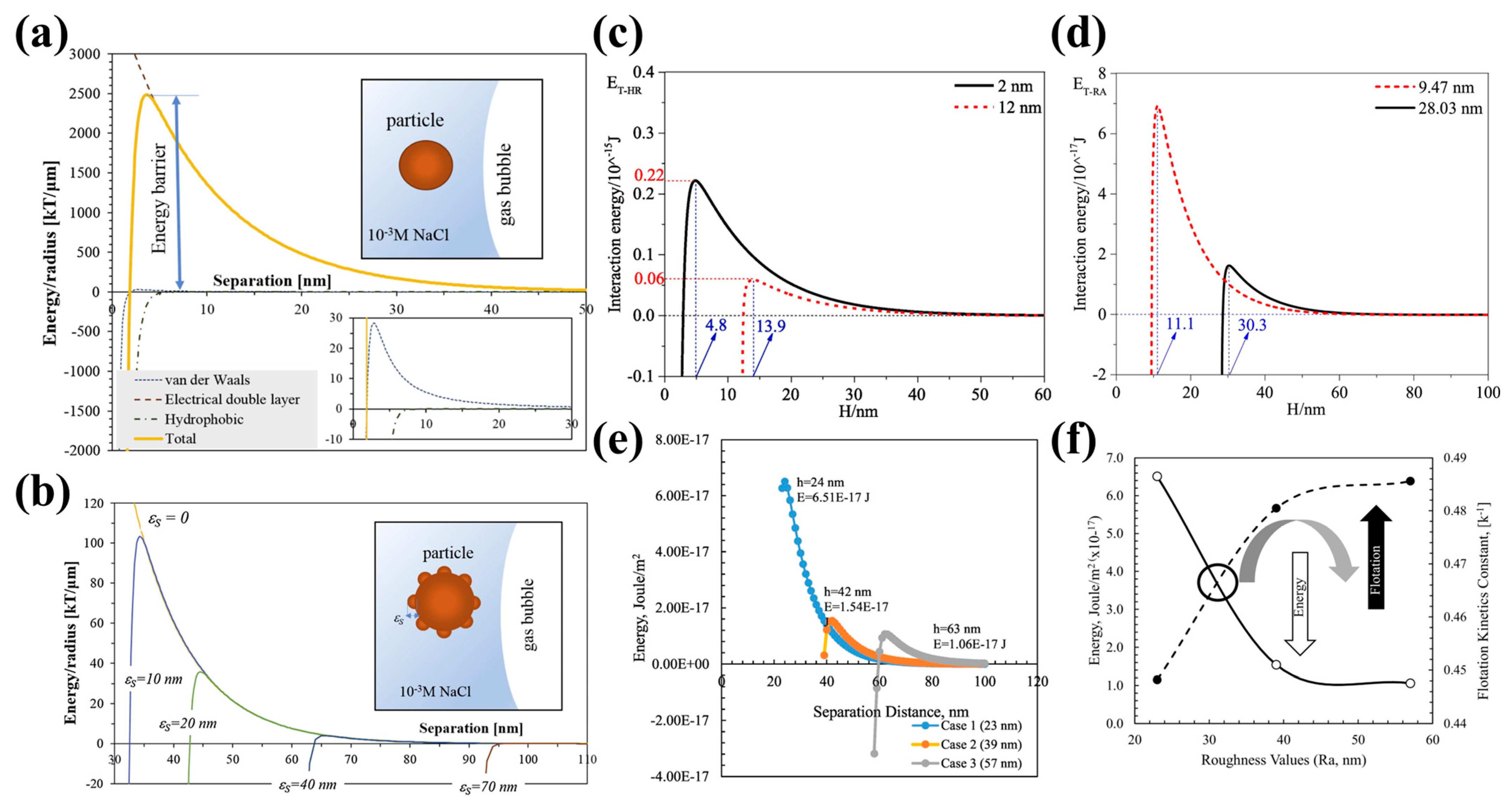 Surface Roughness and Its Role in Flotation Behavior, Wettability, and Bubble–Particle ...