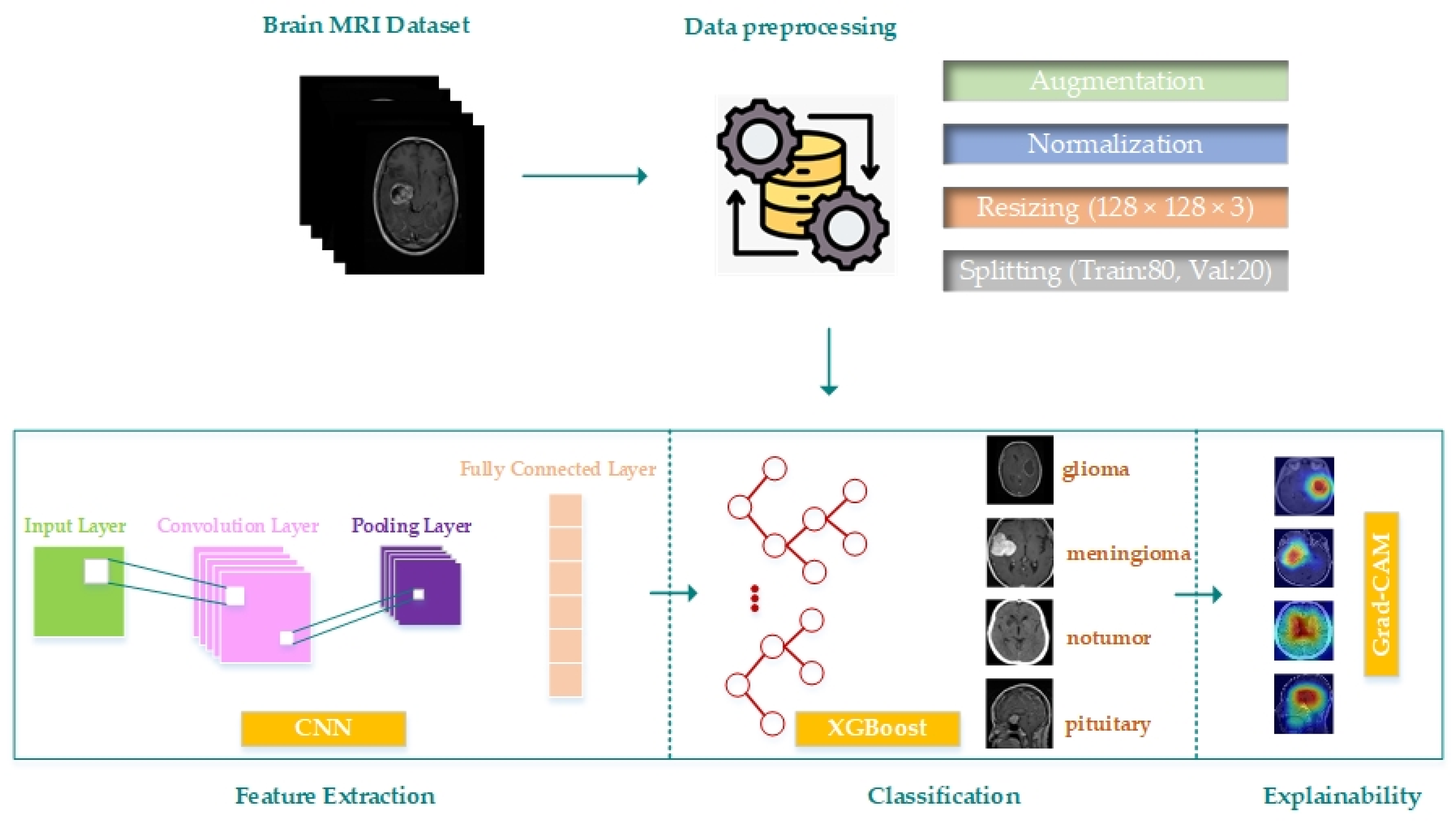 A Novel Hybrid Deep Learning Model Enhanced with Explainable AI for Brain Tumor Multi ...