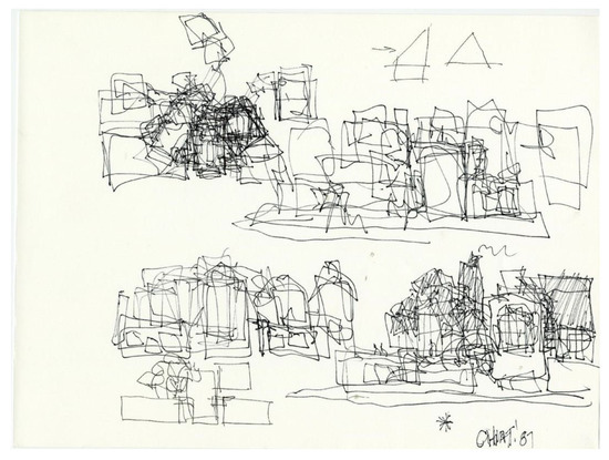 Frank Gehry’s Self-Twisting Uninterrupted Line: Gesture-Drawings as Indexes