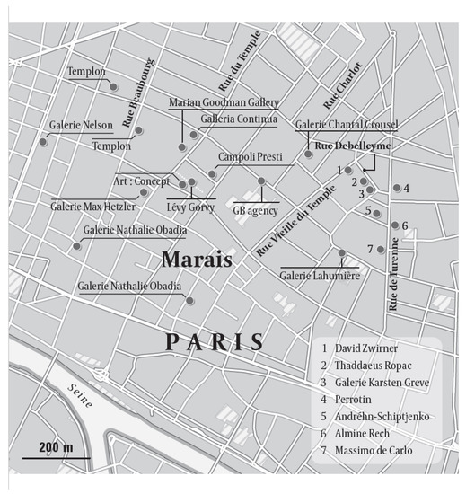 Art and the City: Contemporary Art Galleries Districts in Paris from ...
