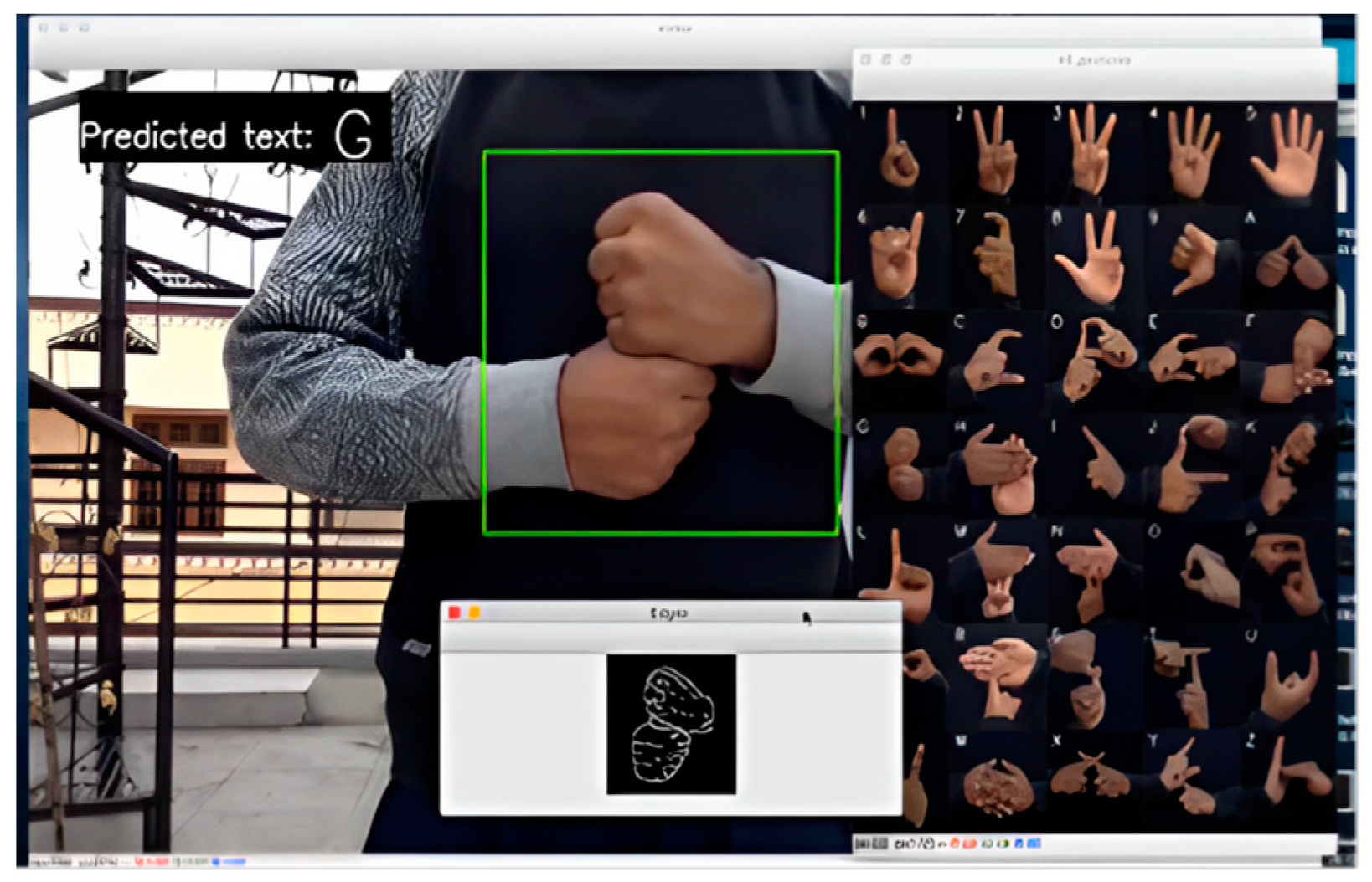 Gesture-to-Text Translation Using SURF for Indian Sign Language