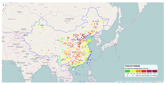 An Interactive Web Mapping Visualization of Urban Air Quality ...