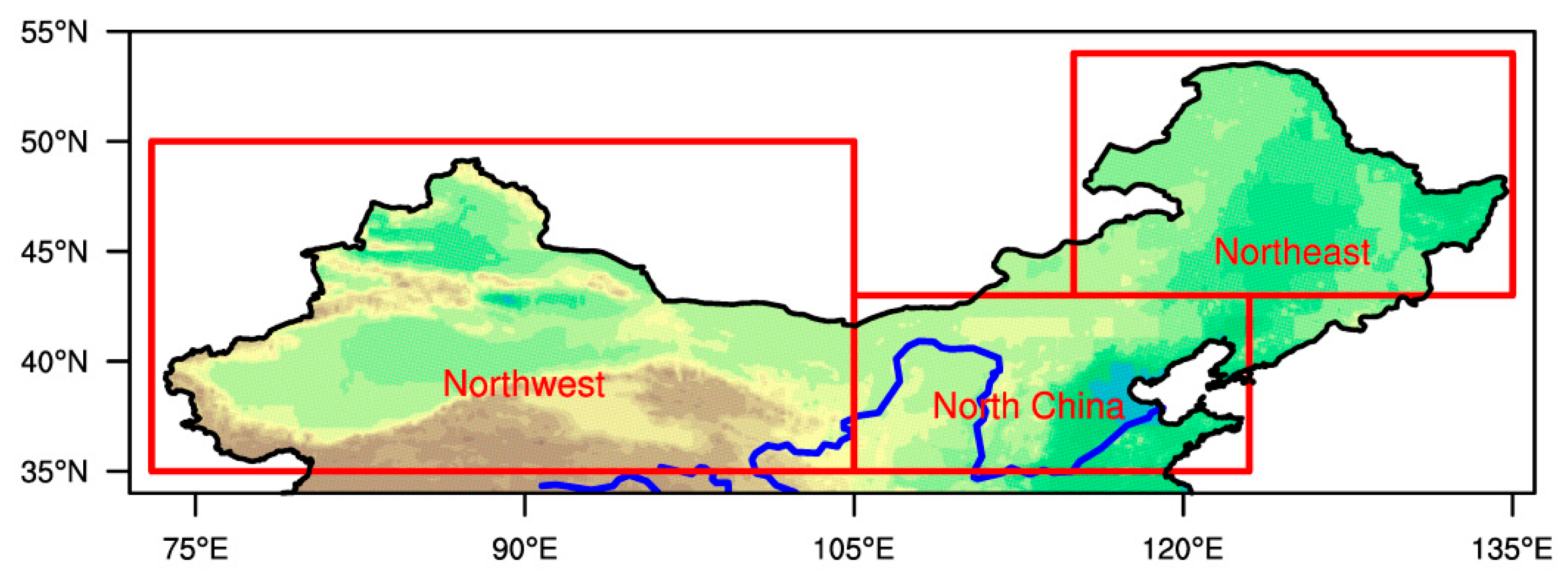 Changes in Extreme Low Temperature Events over Northern China under 1.5 ...