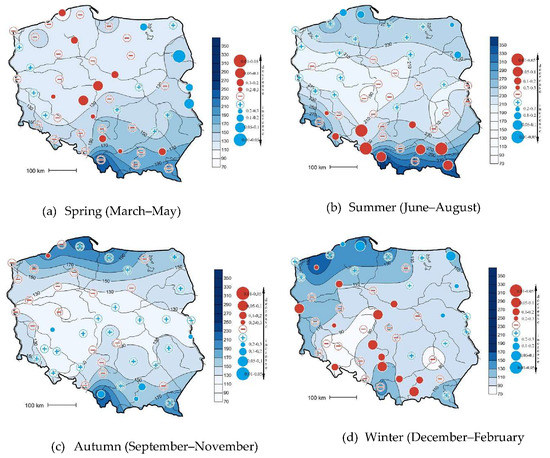Variation in Atmospheric Precipitation in Poland in the Years 2001–2018