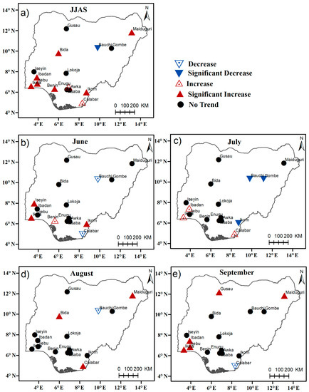 Intensification of Summer Rainfall Extremes over Nigeria during Recent ...