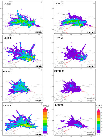 Identification of Long-Range Transport Pathways and Potential Source ...