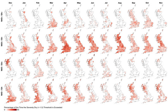Monthly Rainfall Signatures of the North Atlantic Oscillation and East ...