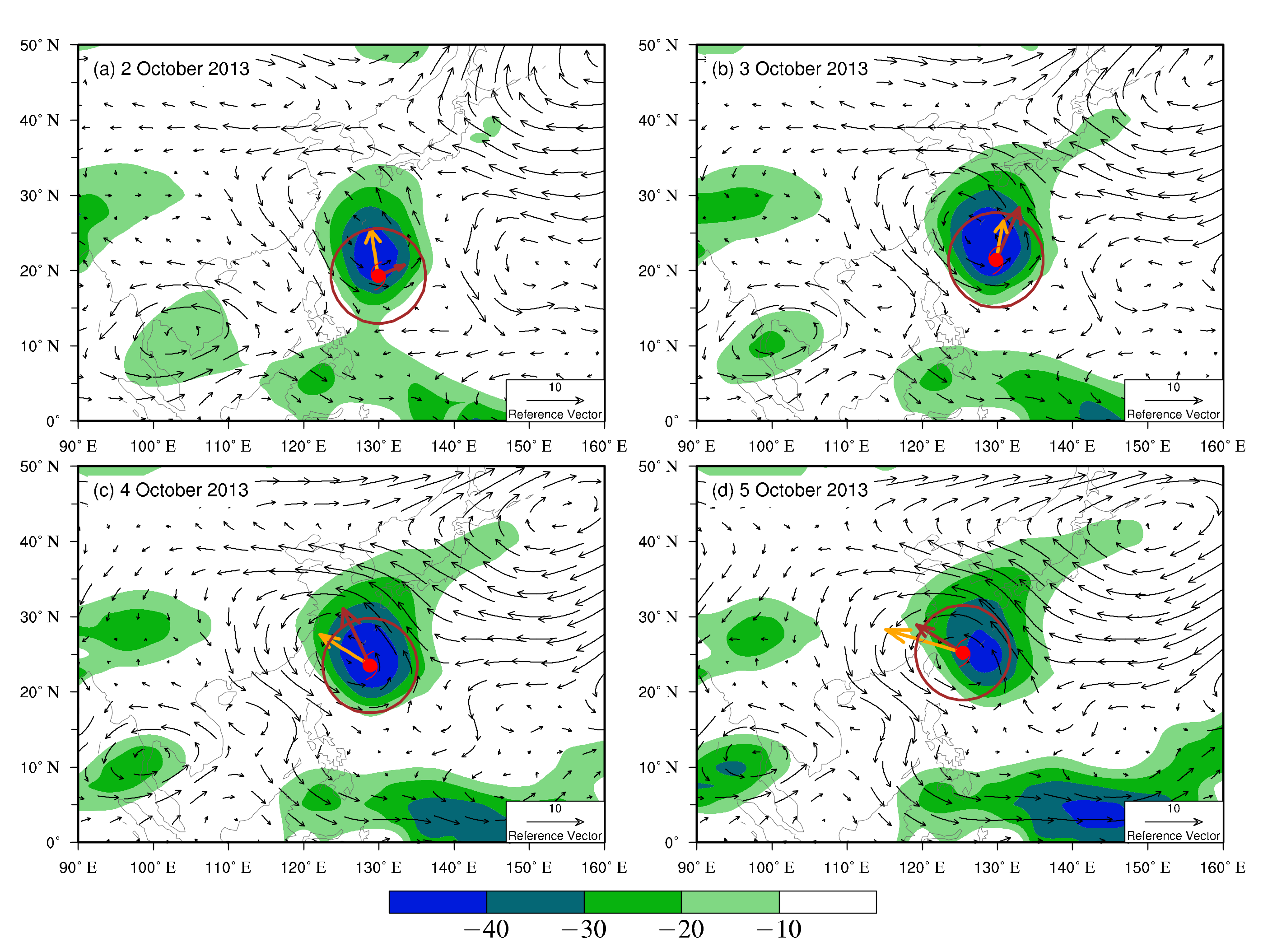 The Impact of Intra-Seasonal Oscillation on Westward Track Deflection ...