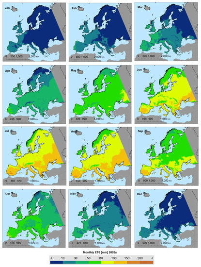 European Grid Dataset of Actual Evapotranspiration, Water Availability ...