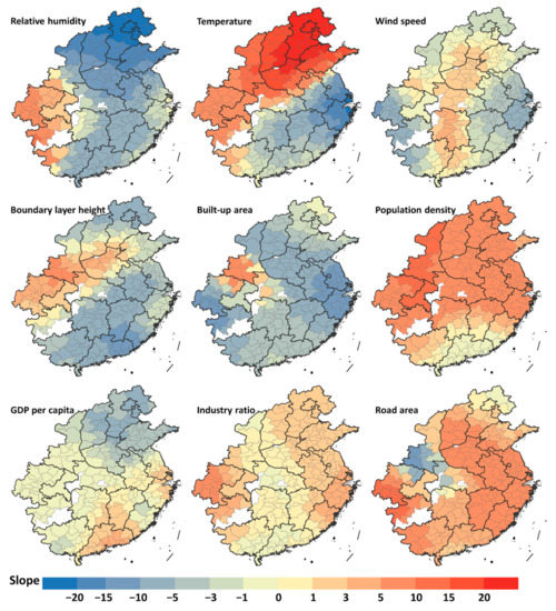 Spatiotemporal Trends and Influencing Factors of PM2.5 Concentration in ...
