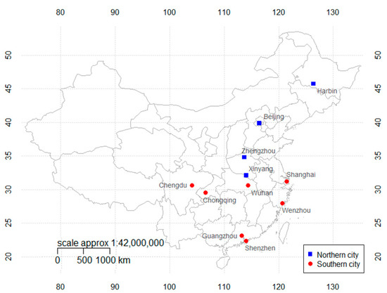 Lag Effect of Temperature and Humidity on COVID-19 Cases in 11 Chinese ...