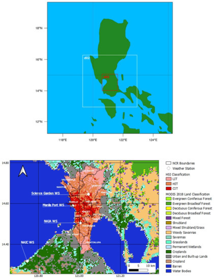 Simulation of Urban Heat Island during a High-Heat Event Using WRF ...