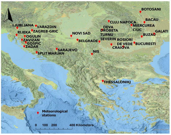 Balkan Mountains On World Map