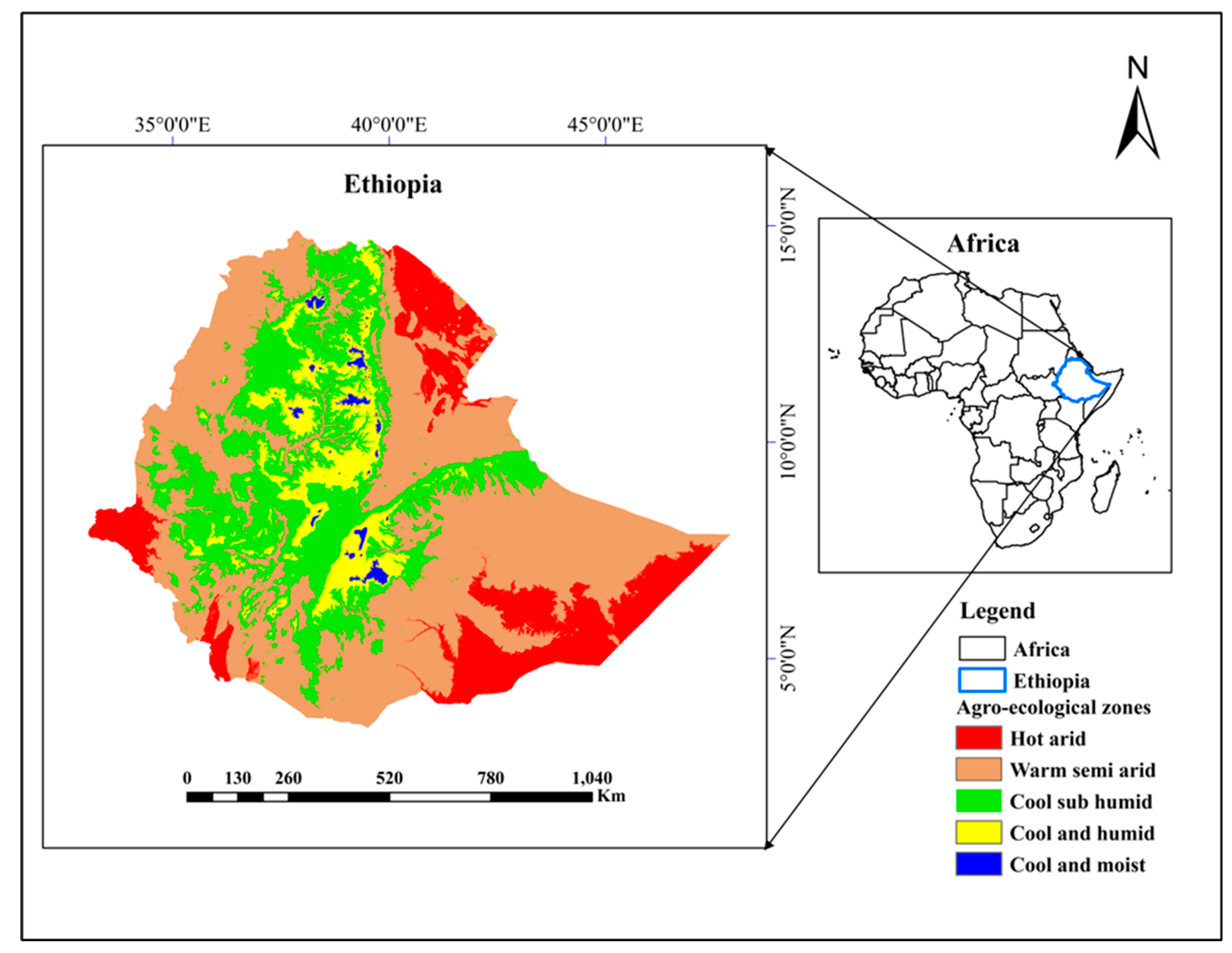 Trends in Rainfall and Temperature Extremes in Ethiopia: Station and ...