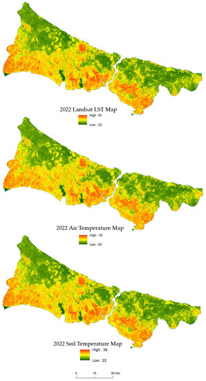Investigation of the Efficiency of Satellite-Derived LST Data for ...
