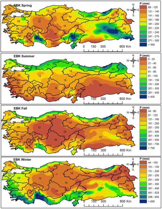 Estimation and Analysis of Seasonal Rainfall Distribution and Potential ...