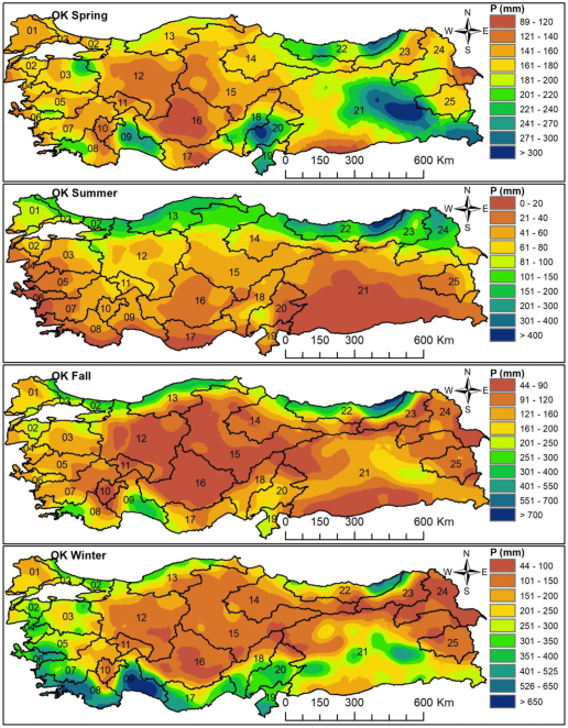 Estimation and Analysis of Seasonal Rainfall Distribution and Potential ...