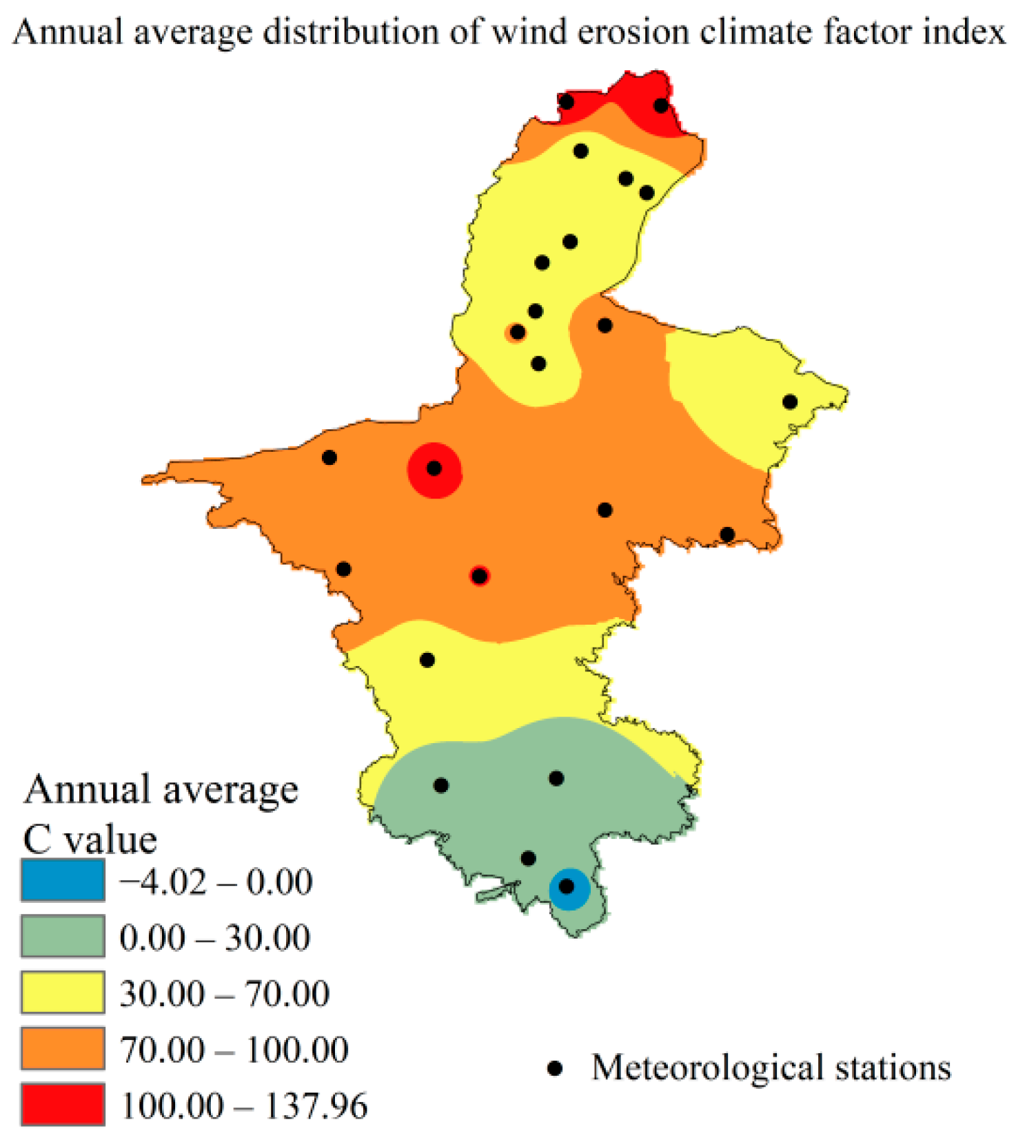 An Analysis of the Spatiotemporal Variation in Wind Erosion–Climate ...