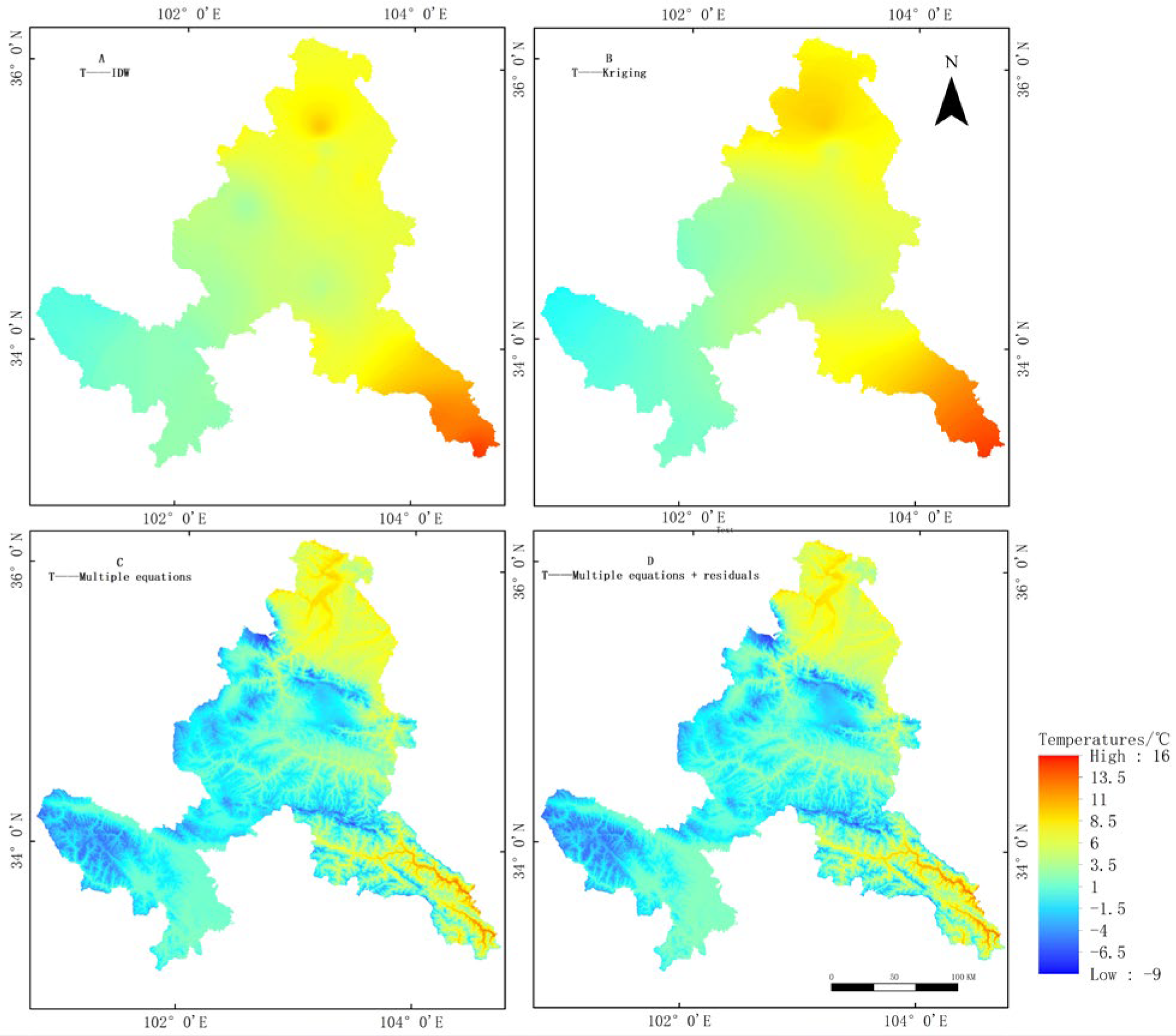 Atmosphere Free Full Text Spatiotemporal Heterogeneity Of Temperature And Precipitation In