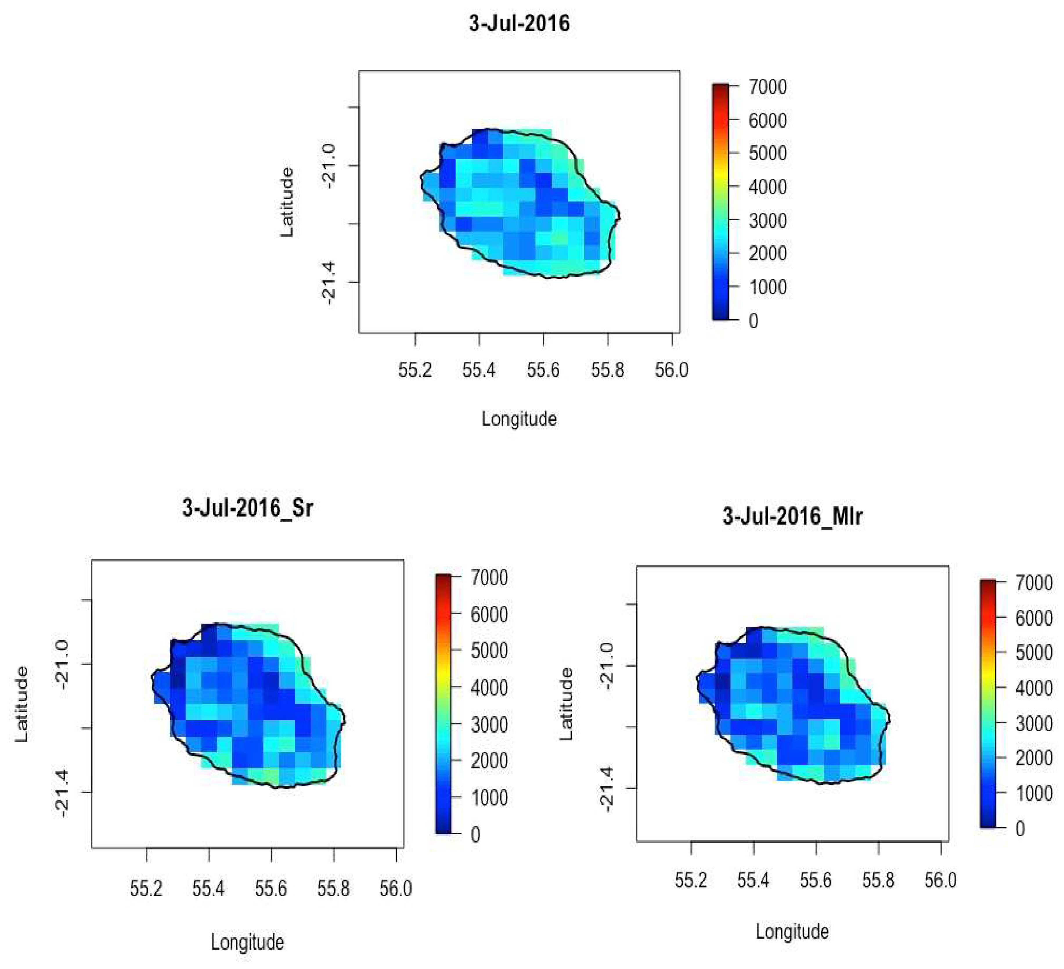 Mapping Prediction of Surface Solar Radiation with Linear Regression ...