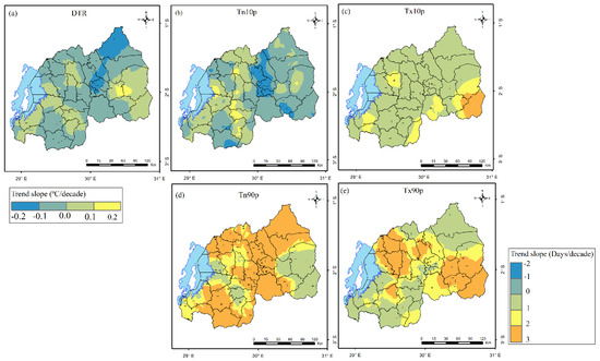 Trends and Variability in Temperature and Related Extreme Indices in ...