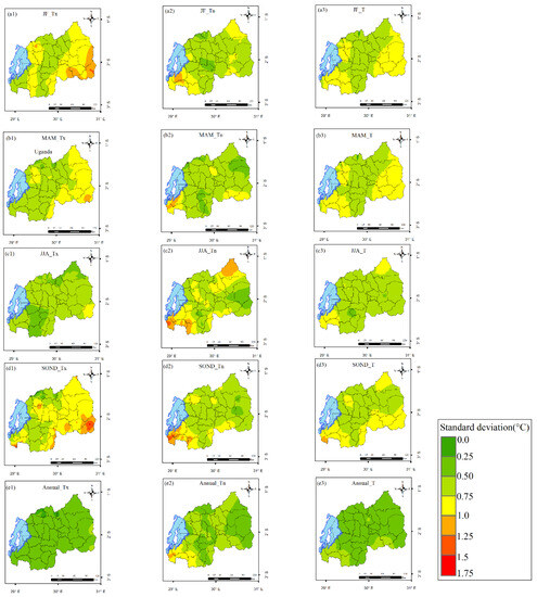Trends and Variability in Temperature and Related Extreme Indices in ...