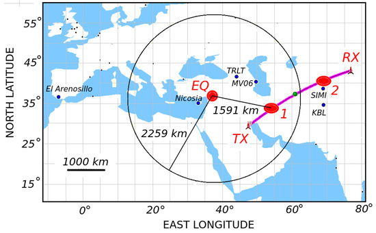 Investigation of the Pre- and Co-Seismic Ionospheric Effects from the 6 February 2023 M7.8 ...